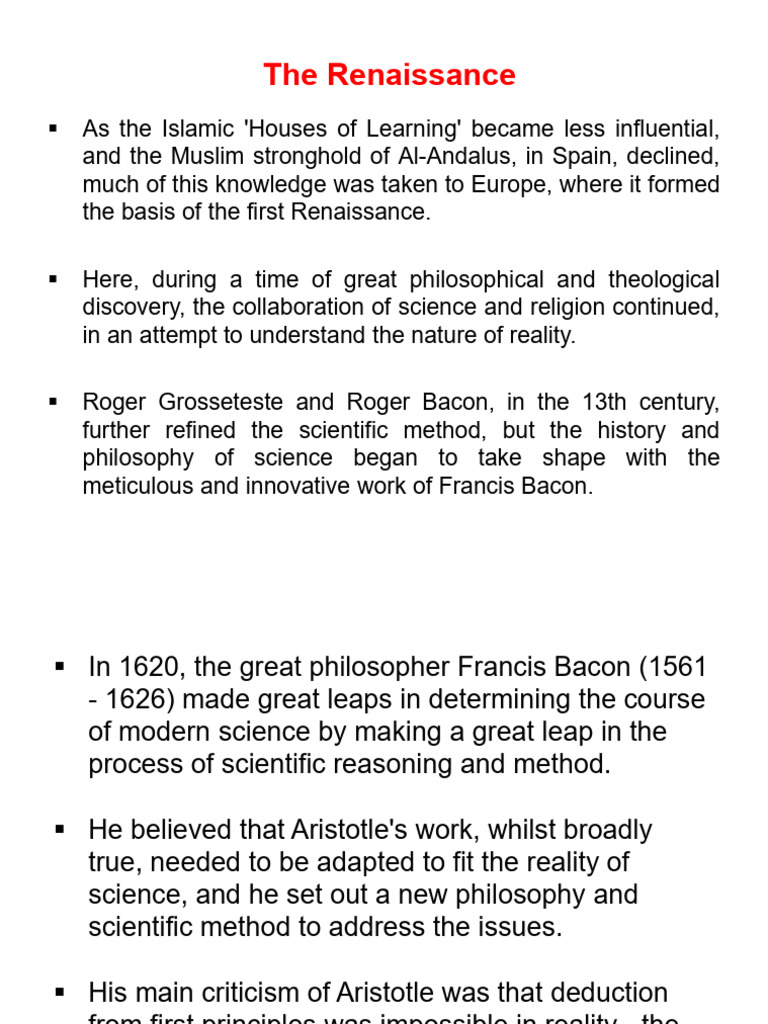 THE RENAISSANCE | PDF | Science | Scientific Method