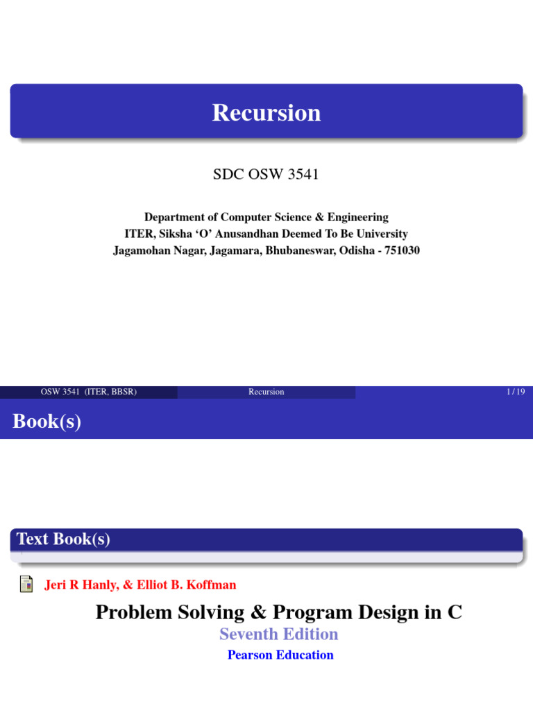 OSW Recursion | PDF | Computing | Computer Science
