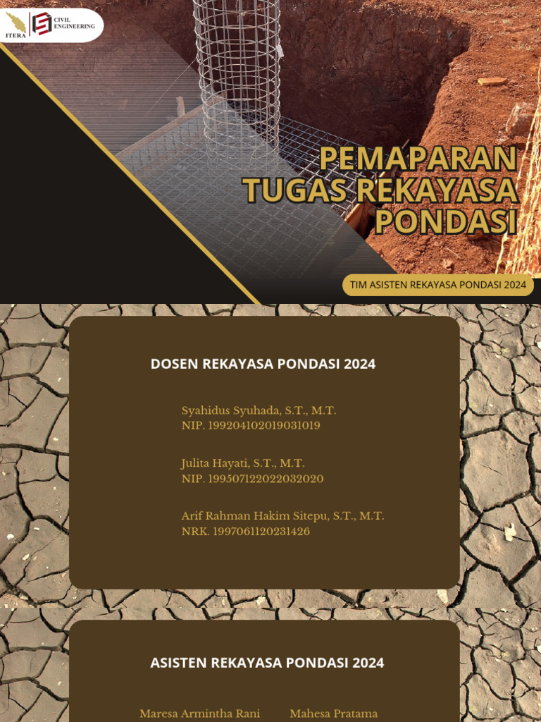 Tugas Rekayasa Pondasi 2024 | PDF