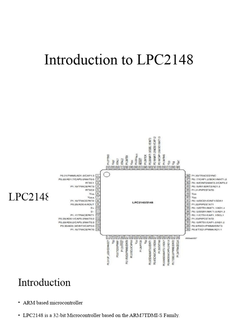 LPC2148 Intro | Download Free PDF | Microcontroller | Electrical Engineering
