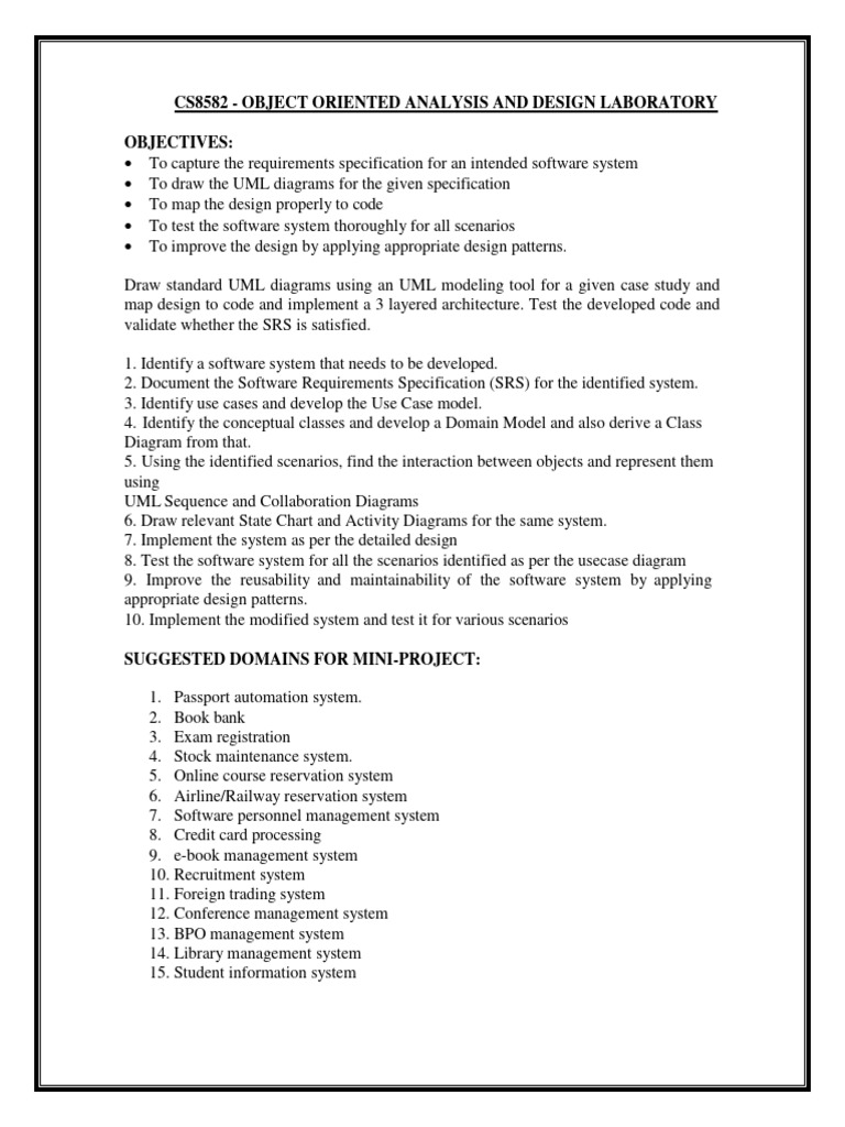 CS8582-OOAD Lab - 240321 - 173332 | PDF | Conceptual Model | Use Case