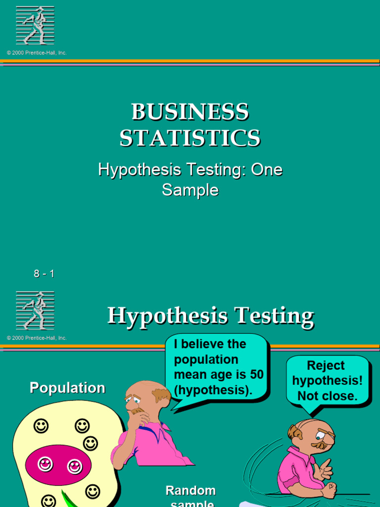 W2-1-Dasdasdasd Testing - One Sample | PDF | Probability And Statistics ...