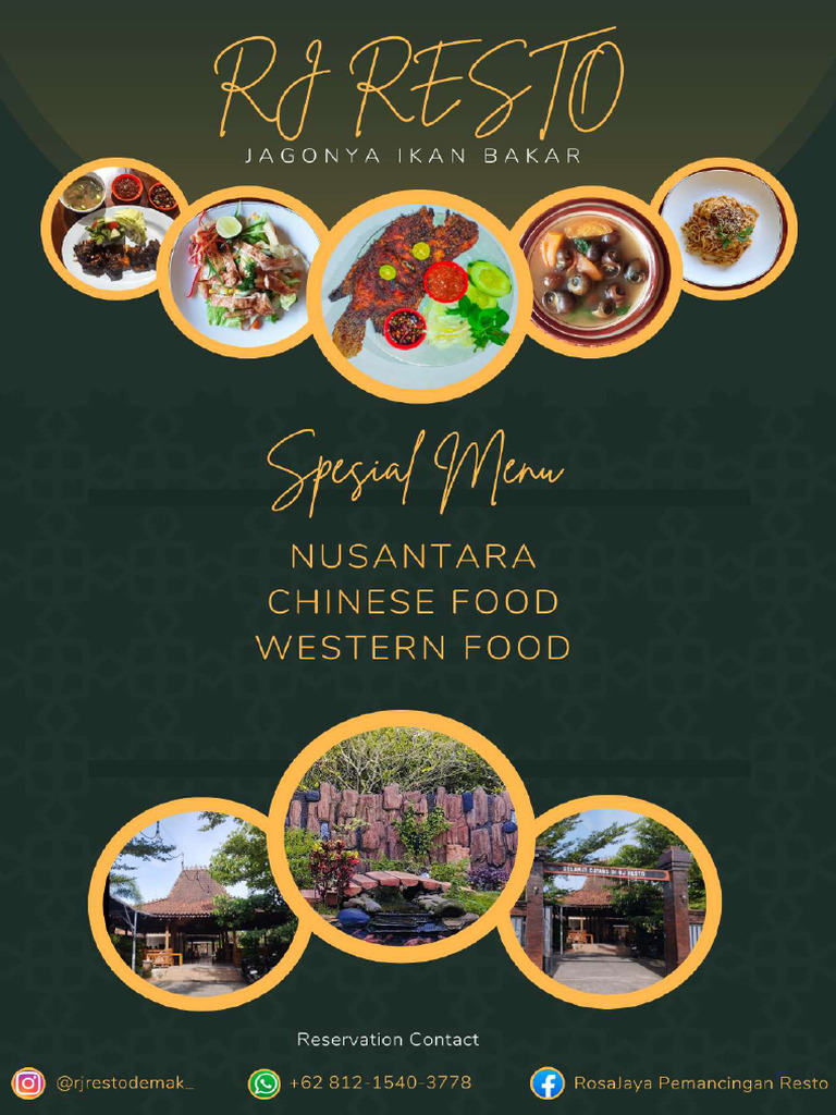 Menu RJ Resto Demak | PDF