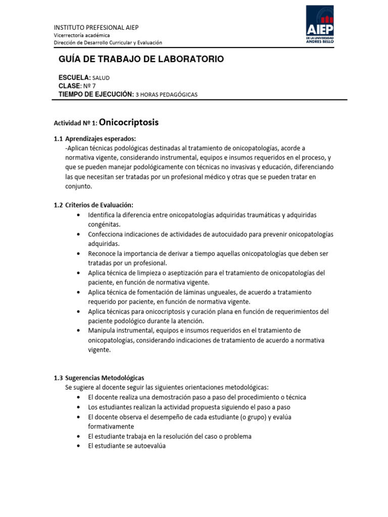 Guía #07 PDF | Descargar gratis PDF | Clavo (anatomía) | Cirugía