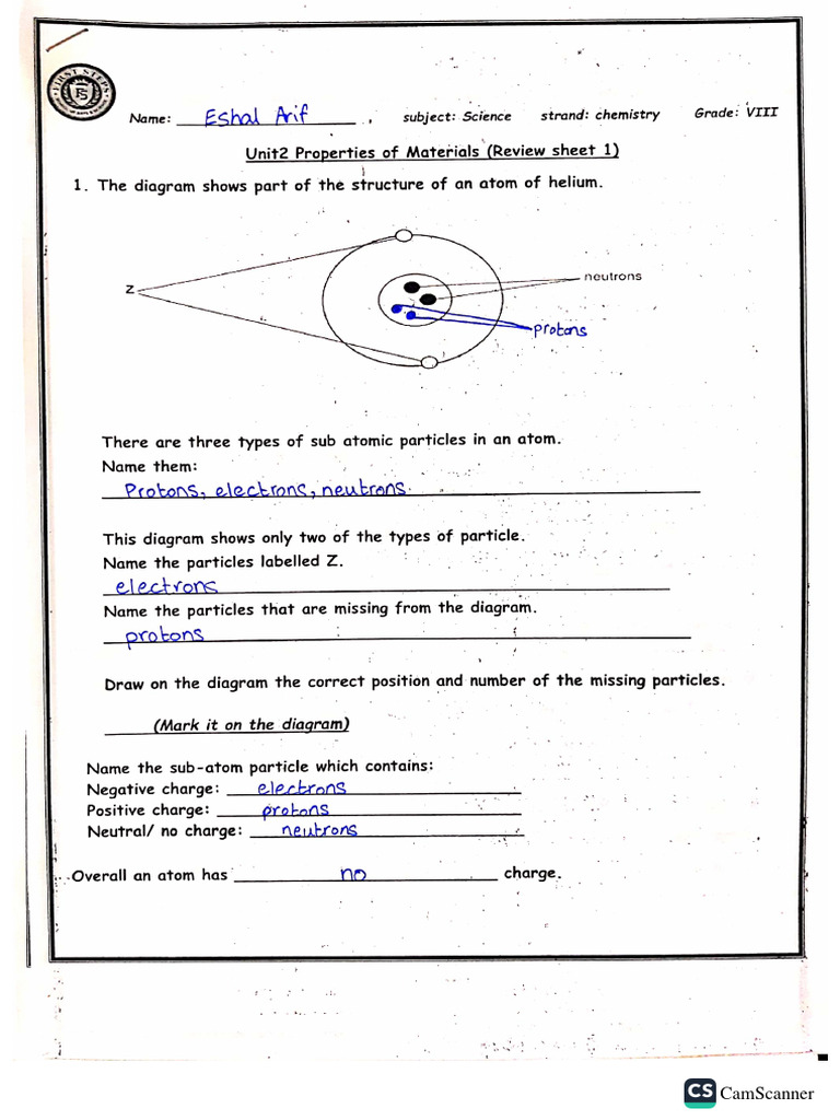 Unit 2 Review Sheet 1 | PDF