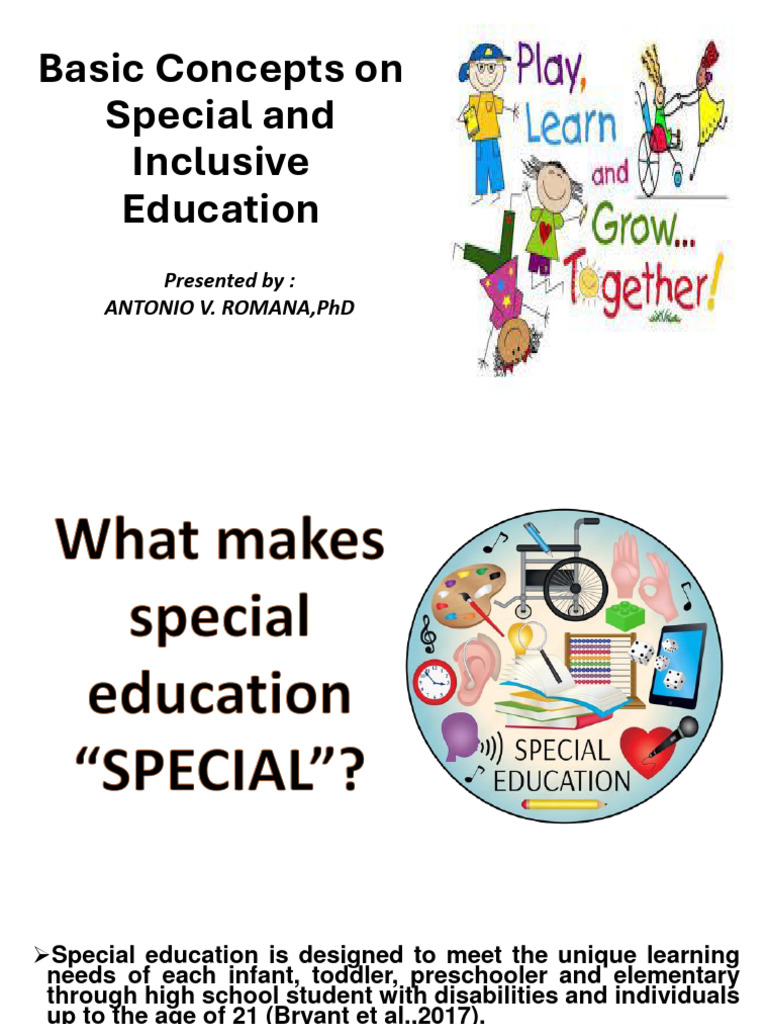 Basic-Concepts-on-Special-Education | PDF | Special Education | Disability