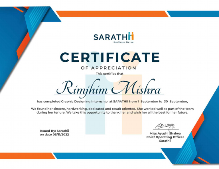 Certificate Sarathi | PDF