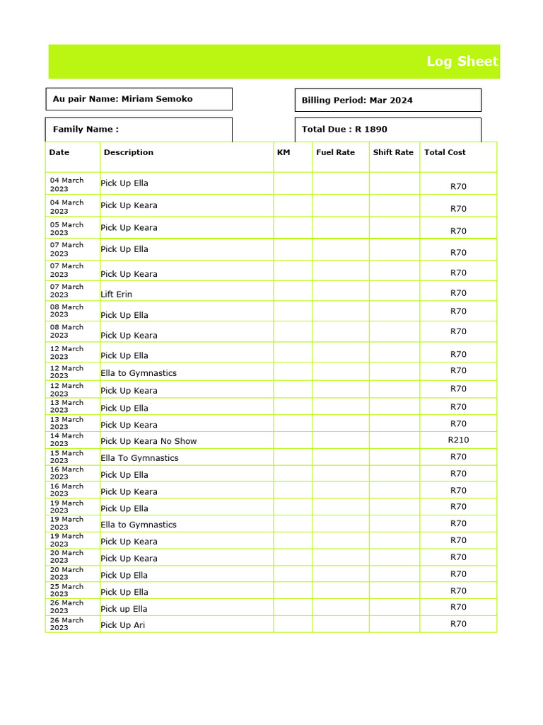 Invoice March 2024 | PDF