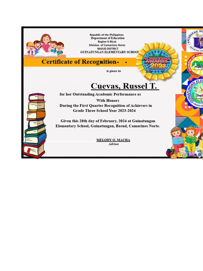 Cert | PDF