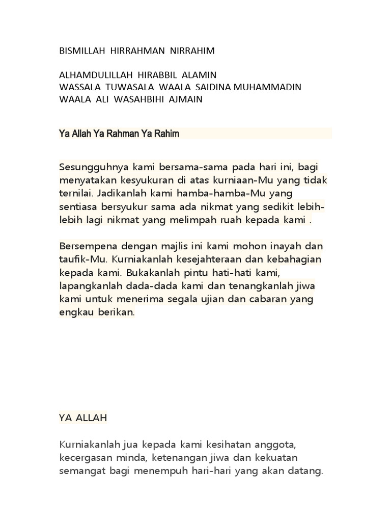 Bismillah Hirrahman Nirrahim | PDF | Agama & Spiritualitas