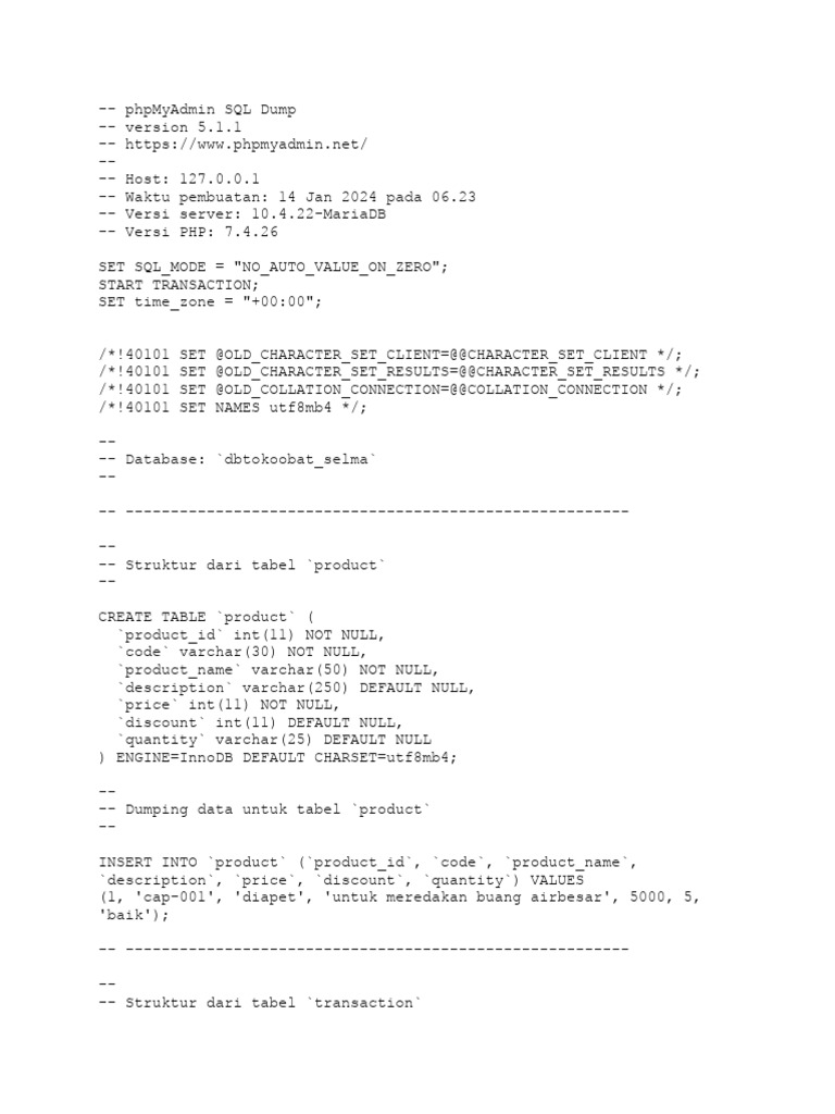 Selma Phpmyadmin | PDF | Information Technology Management | Computing