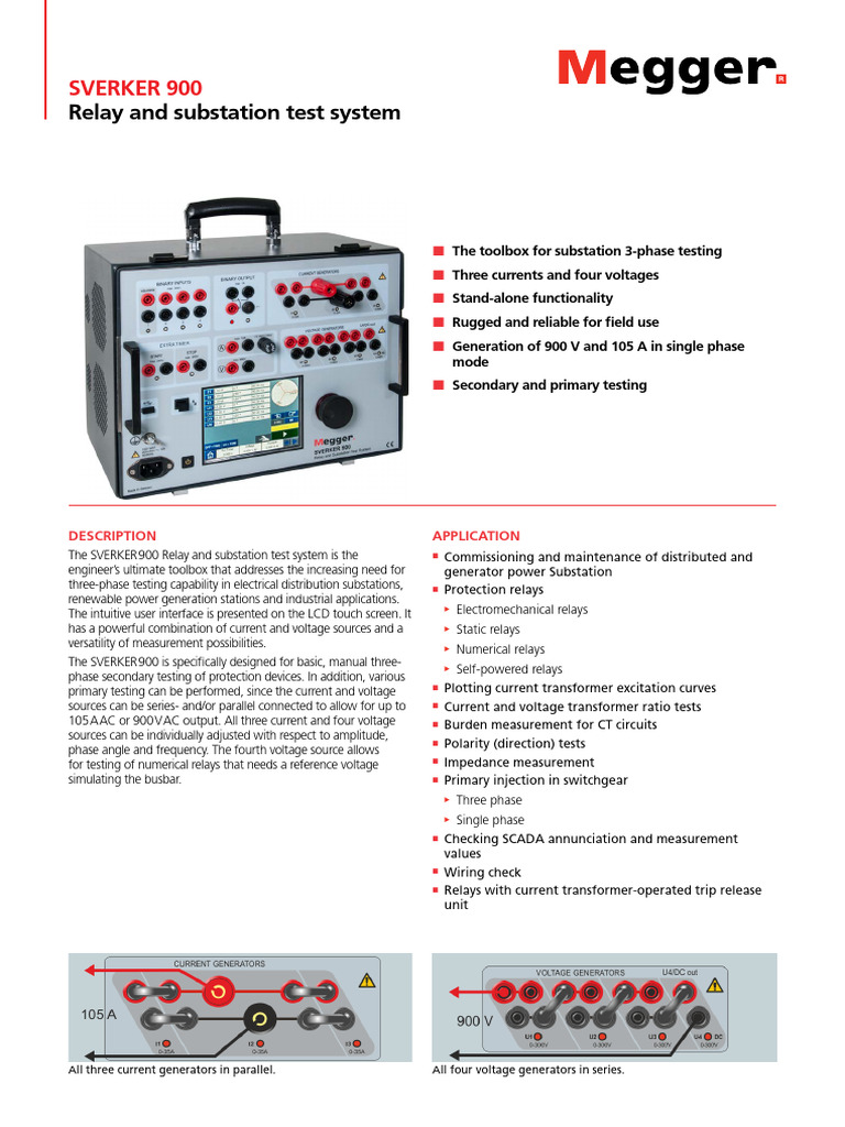 Sverker-900 Ds en V16a | PDF | Relay | Electrical Substation