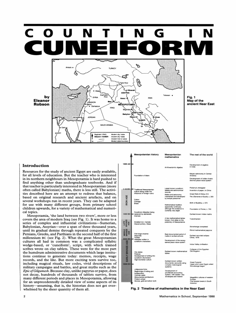 Vol-27-No4 Sep 1998 Counting in Cuneiform | Download Free PDF ...