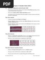 Class 11 Chemistry: Periodic Table Exceptions | PDF