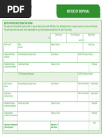 Rms Form 48013716 Notice of Disposal | PDF | Finance & Money Management ...