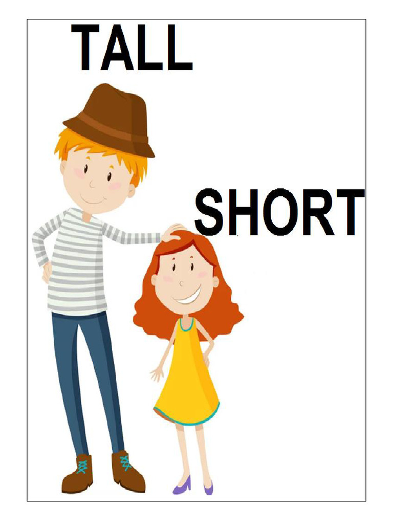 Adjective Tall and Short 2º Ano Unit 2 | PDF