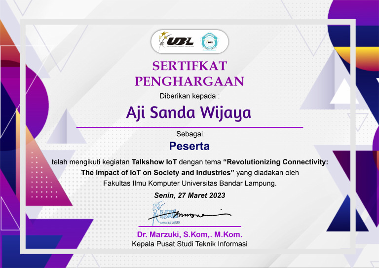 Aji Sanda Wijaya Iot | PDF