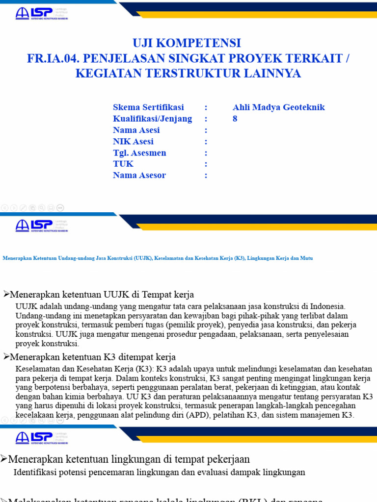 Tugas Ahli Geoteknik dalam Konstruksi | PDF
