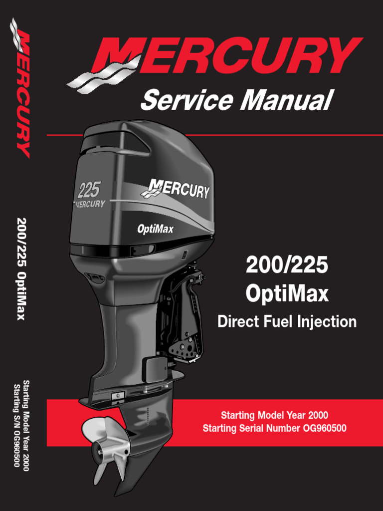 Starting Model Year 2000-200-225 OptiMax-Direct Fuel Injection-Starting ...