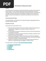 APTA PT Core Values | PDF | Psychotherapy | Physical Therapy