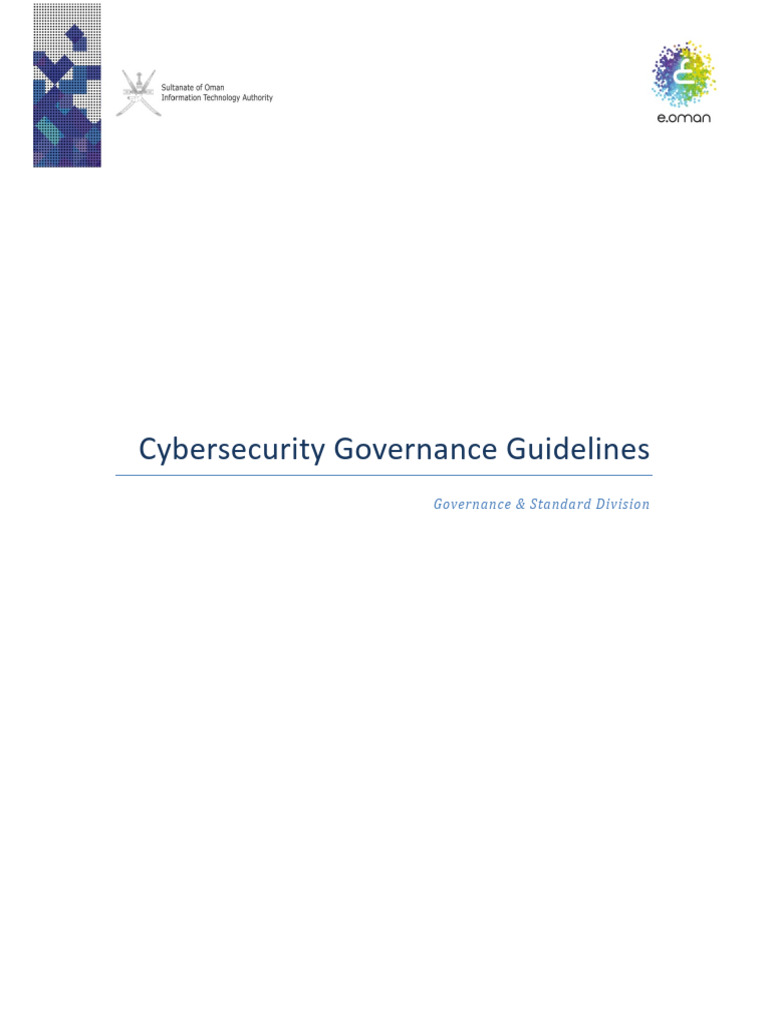 Cybersecurity_Governance_Guidelines_EN | PDF | Computer Security | Security