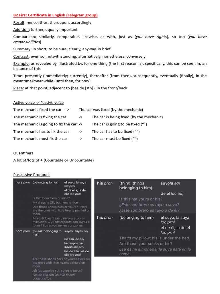 B2 First Certificate in English (Telegram Group) | PDF