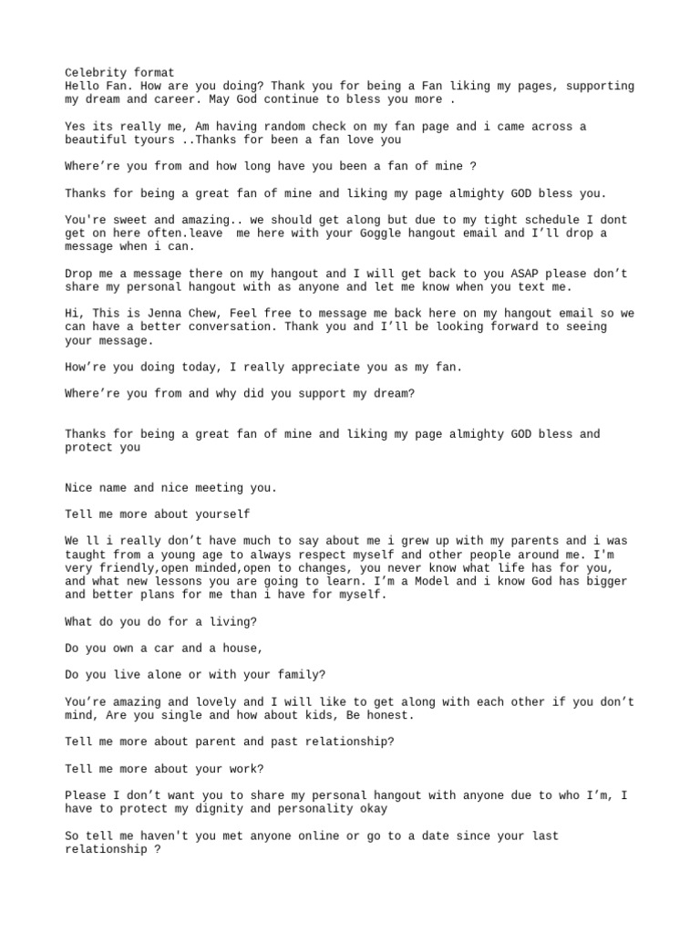 Celebrity forma-WPS Office | PDF | Love | Privacy