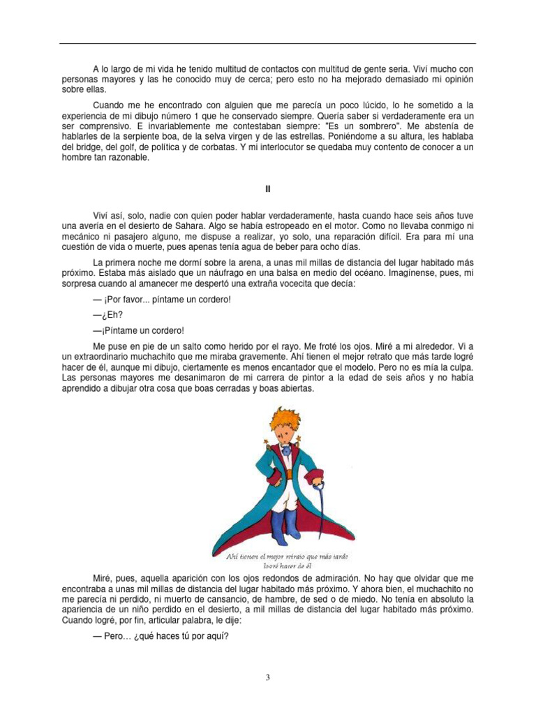 El Principe y La Flor - 3-5 | PDF | El Principito