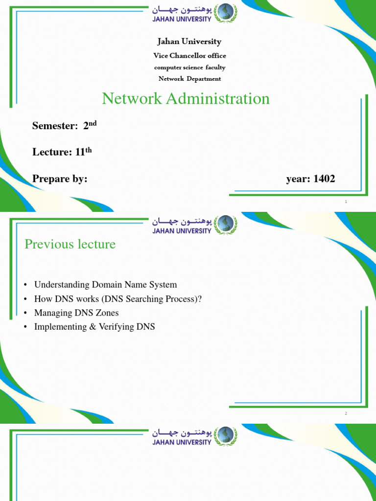 Lecture 11 | PDF | Ip Address | Application Layer Protocols