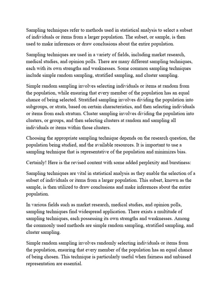 ASSIGNMENT | PDF | Statistics | Sampling (Statistics)