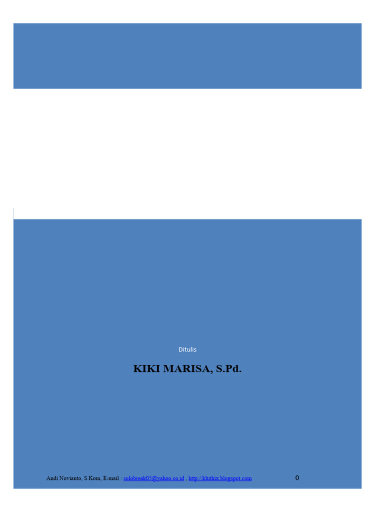 MODUL AJAR INFORMATIKA TEKNOLOGI kiki | PDF