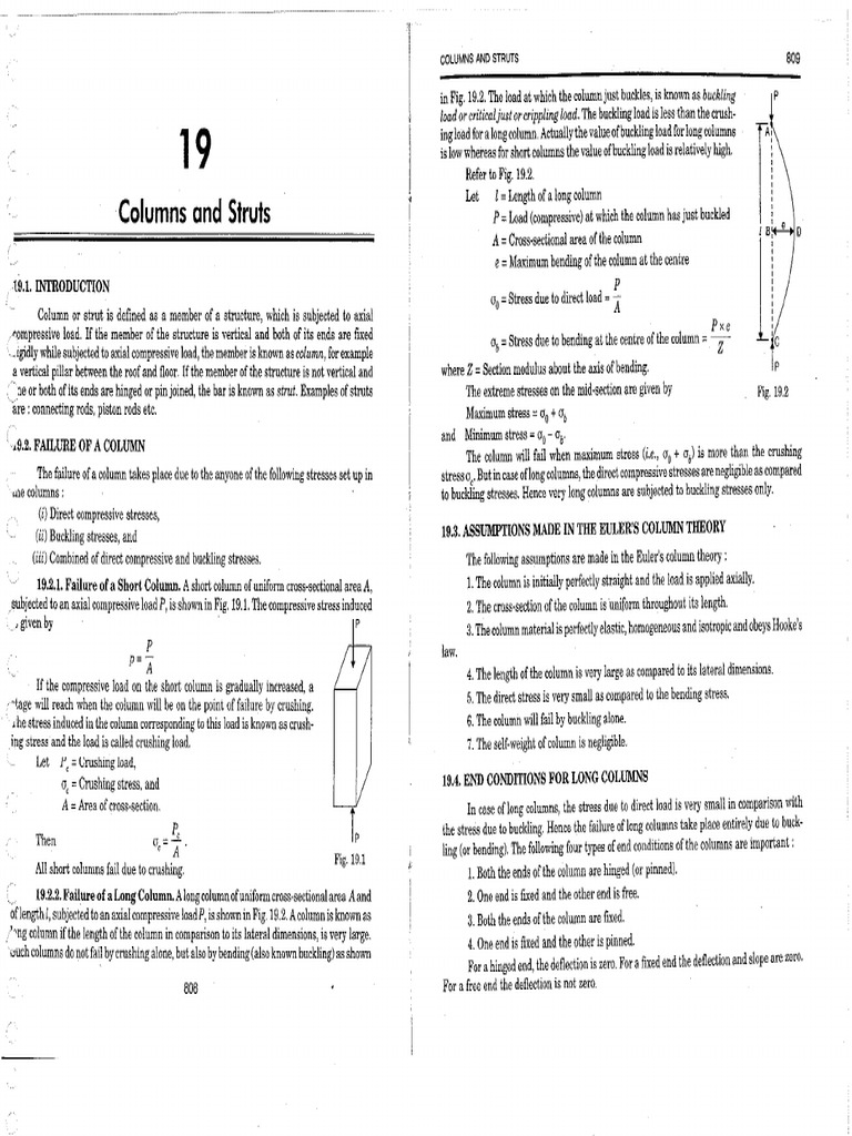Columns and Struts | PDF