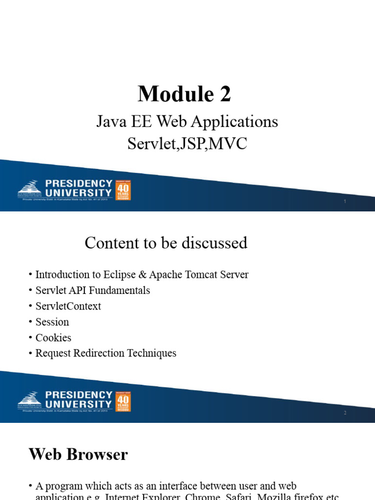 Module 2CSE3151 | PDF | Websites | Dynamic Web Page