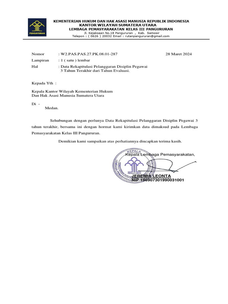 Capture Penginputan Hukdis Dalam Aplikasi SIMPEG | PDF