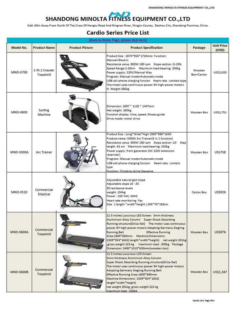 MND Fitness | PDF | Friction | Treadmill