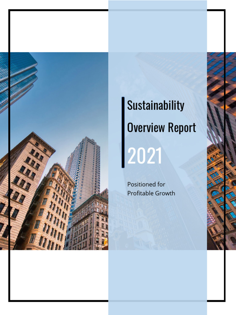 CPG Inc. - Sustainability Overview Report | PDF | Taxes | Sustainability