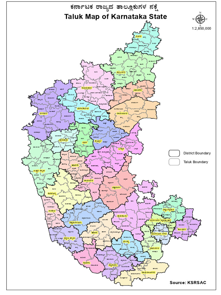 2-Taluk Map | PDF