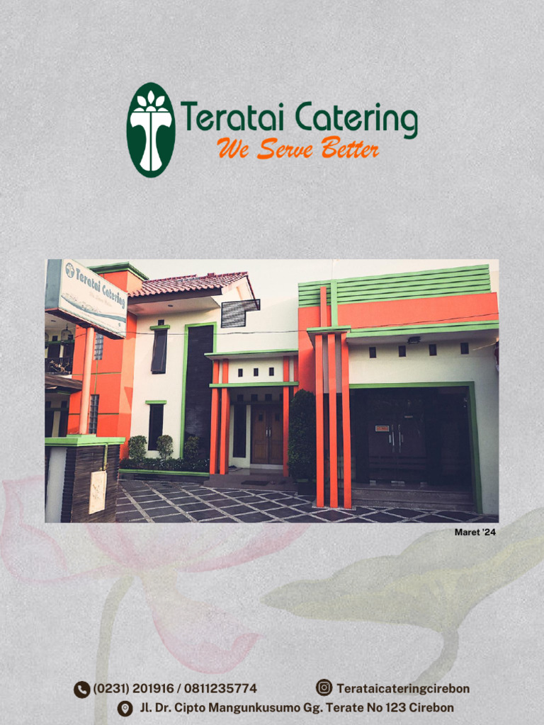 Buffet & Food Stall Pricelist 2024 by Teratai Catering | PDF