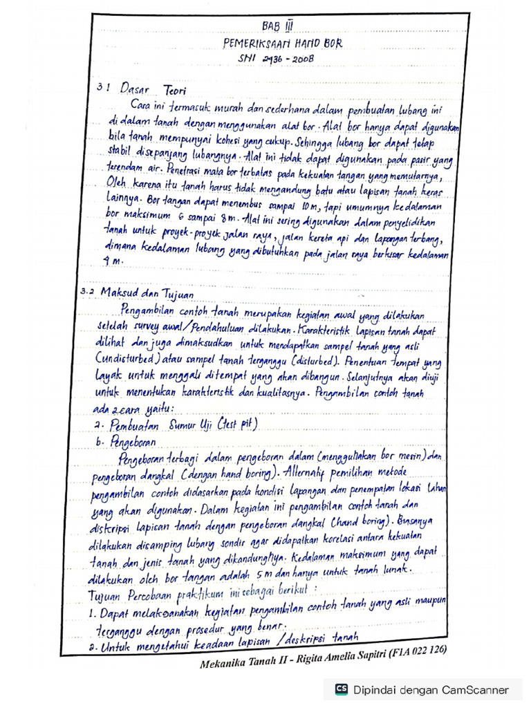 BAB 3 HAND BOR klp.15 | PDF