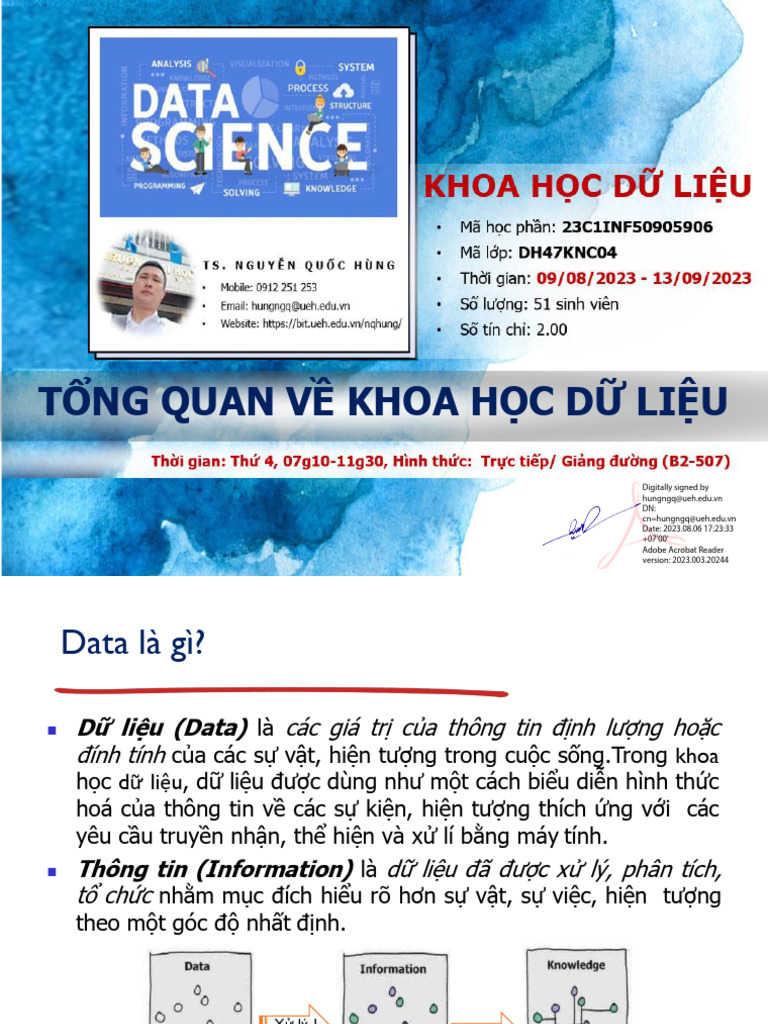Tong Quan Ve KHDL | PDF