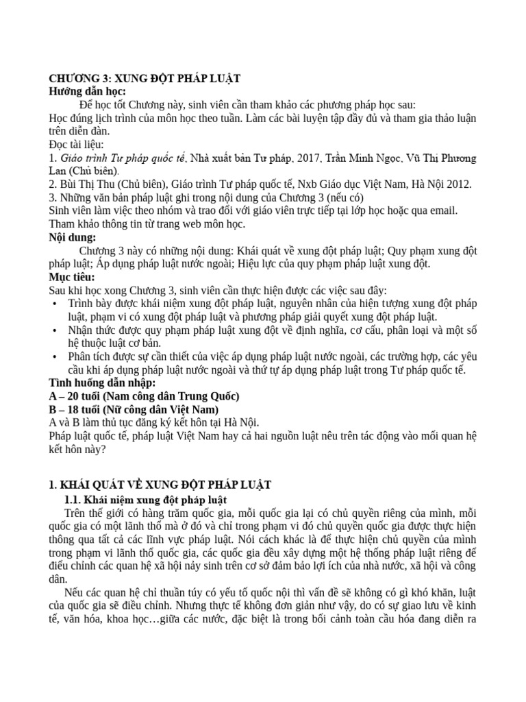 Chương 3. XĐPL Trong TPQT | PDF