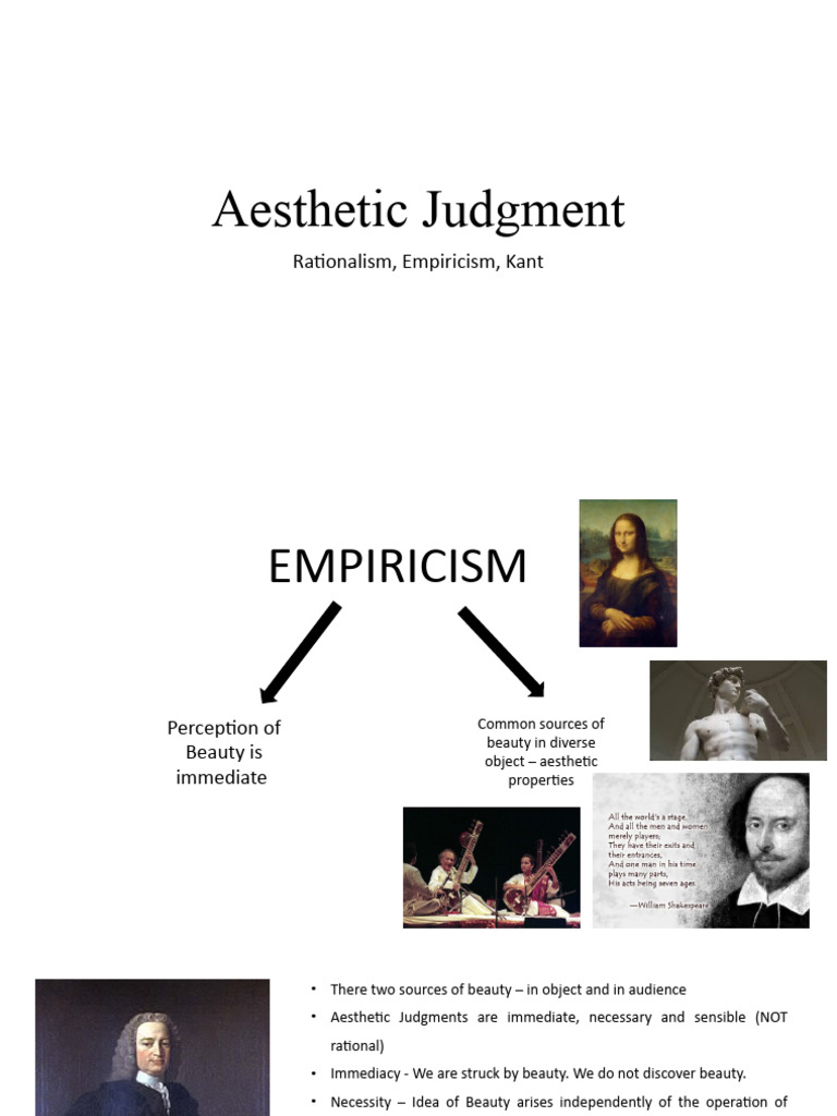 Aesthetic Judgment | PDF | Aesthetics | Beauty