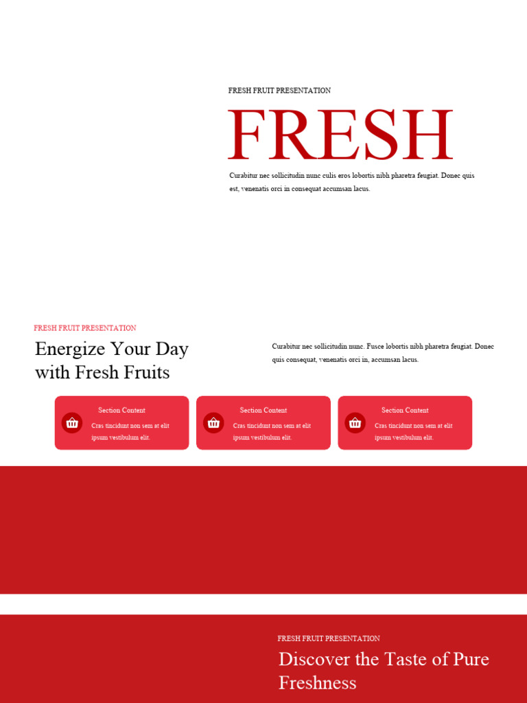 Fresh Template | PDF | Home & Garden | Wellness