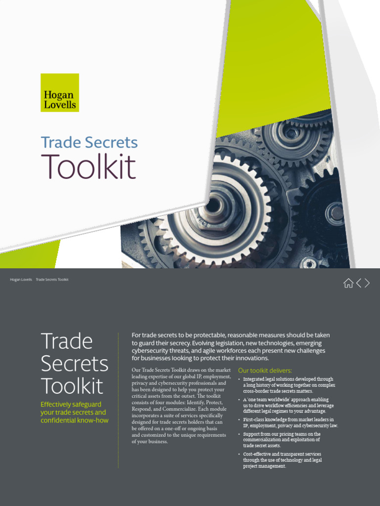 2021 - 07 - 08 - Trade Secrets Toolkit | PDF | Trade Secret | Computer ...