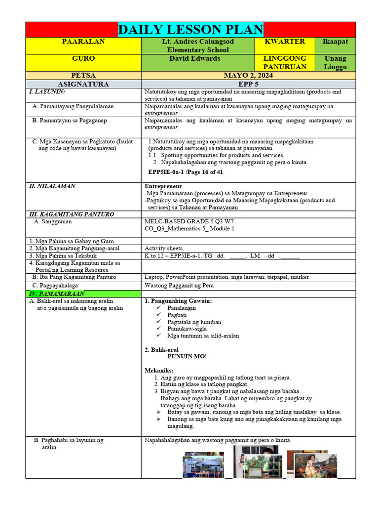DLP EPP-Entrep | PDF