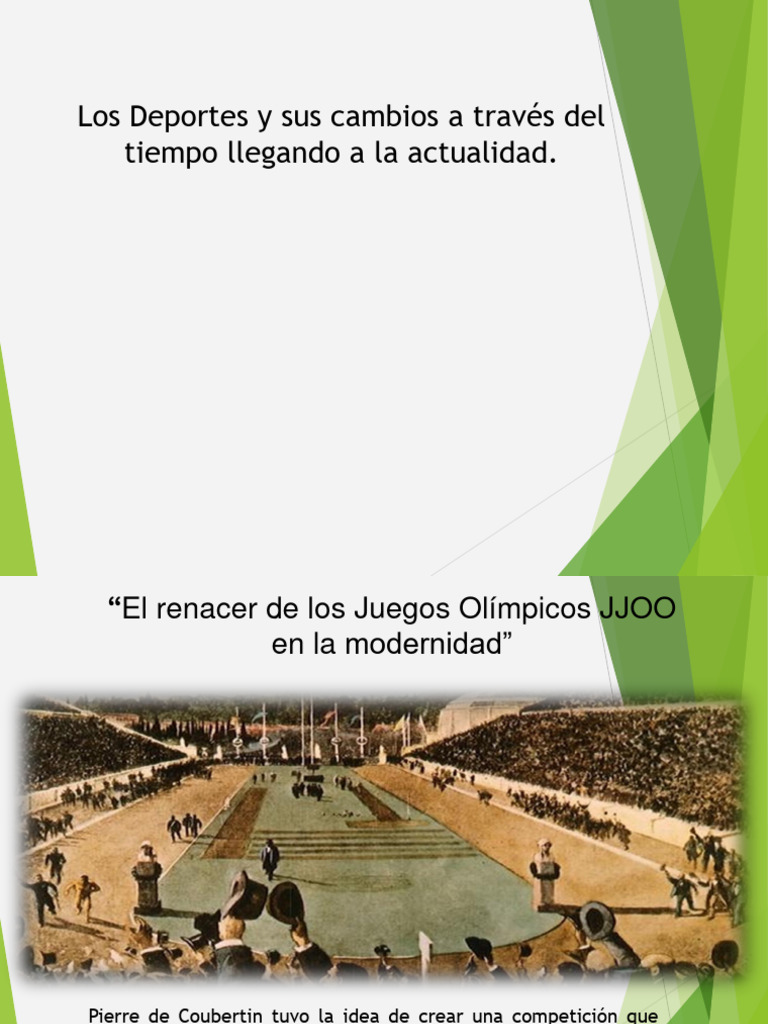 Deportes Olimpicos y Sus Cambios PDF | PDF | Asociación de Futbol ...