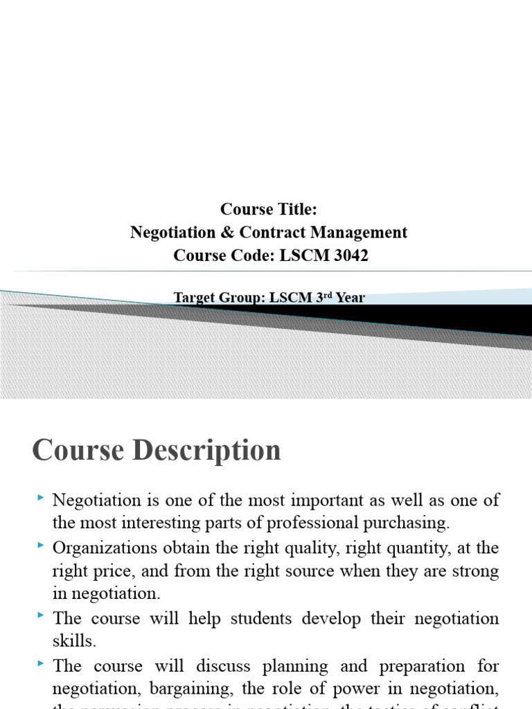 Full Negotiation Ppts | PDF | Negotiation | Persuasion