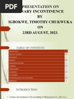 The Questionnaire For Female Urinary Incontinence Diagnosis | PDF ...