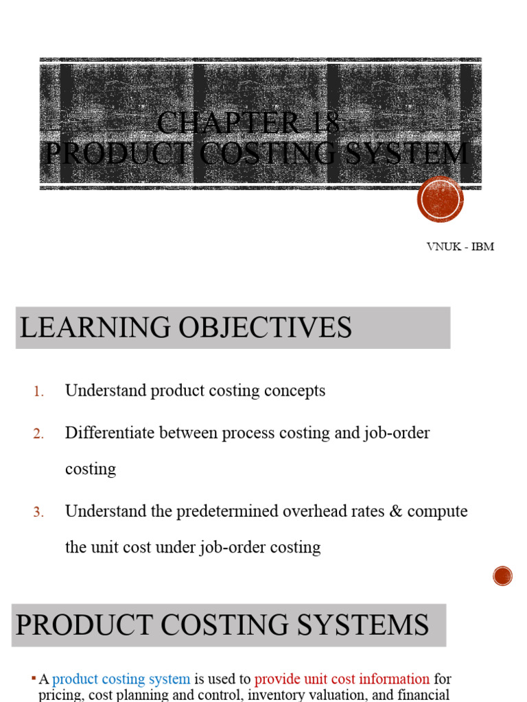 Chapter 3 - Job Order Costing (C.18) | PDF | Cost | Inventory
