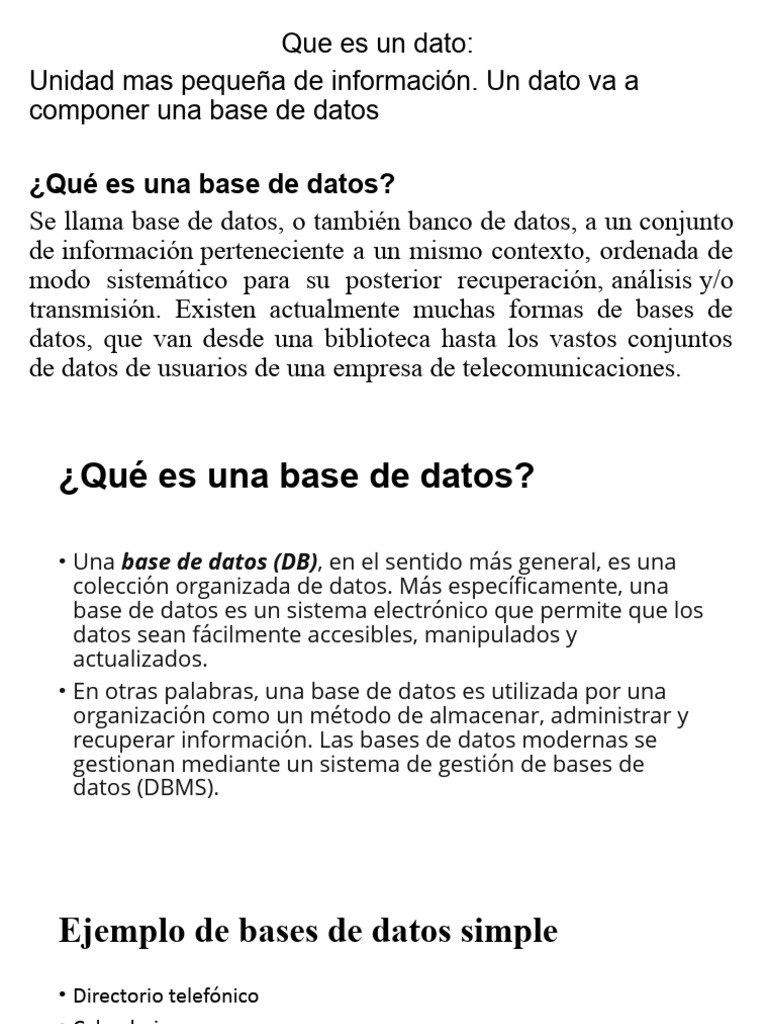 Bases de Datos | PDF | SQL | Bases de datos